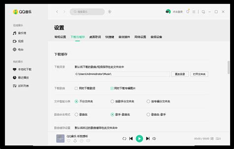 Qq音乐 Pc；设置2