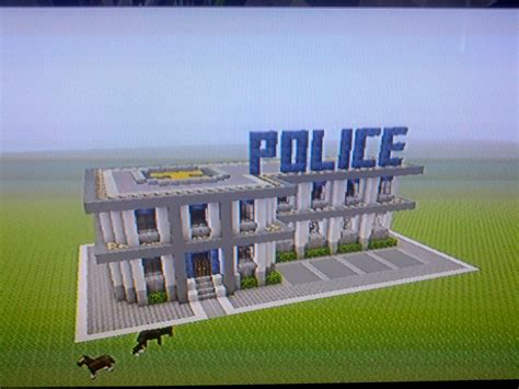 Police City Minecraft Builds Minecraft Police Station Ideas Games