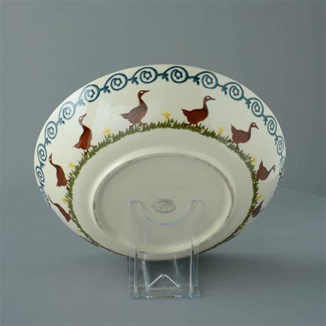 Serving Dish Round Large Duck Brixton Pottery