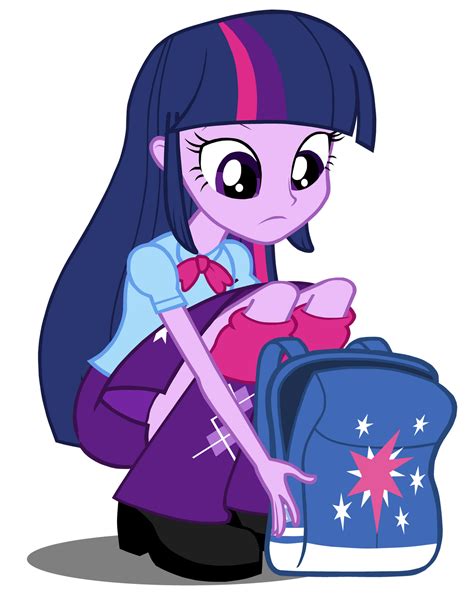 Twilight Sparkle Sets Her Bag Down 3 By Thehylie On Deviantart