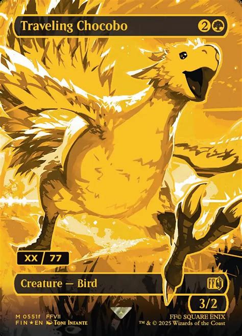 Traveling Chocobo · Final Fantasy Fin 551f · Scryfall Magic The