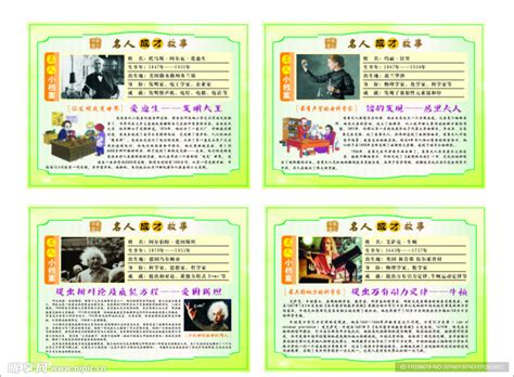 历史 名人故事简介设计图广告设计广告设计设计图库昵图网