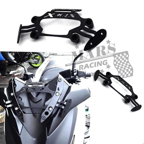 →yamaha 雅馬哈 Xmax300 X Max300 2017 2018後視鏡前移手機導航支架一體碳纖維後視鏡後照鏡 蝦皮購物