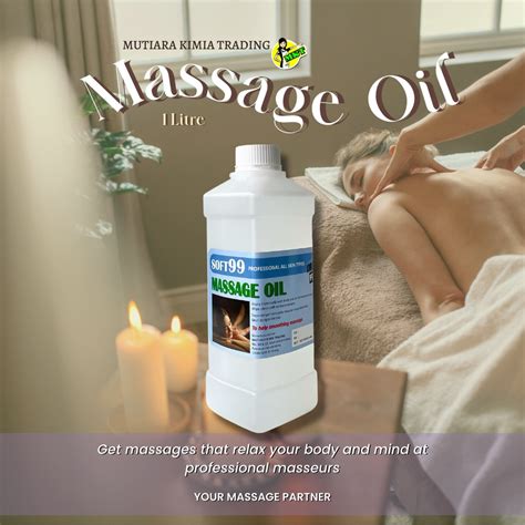 Massage Oil 500ml And 1l Body Massage Oil Minyak Urut Aromatic Essential