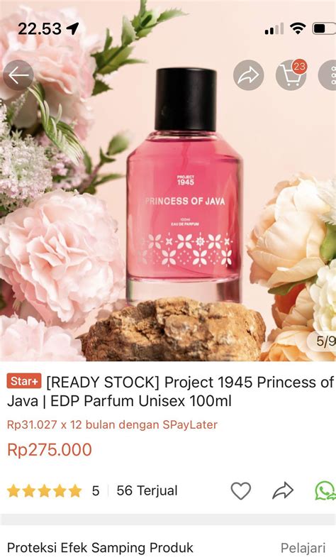 Project Princess Of Java EDP Parfum Kesehatan Kecantikan Parfum Kuku Lainnya Di