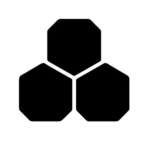 Premium Vector Symmetrical Geometric Minimalistic Logo Cerberus Pictogram