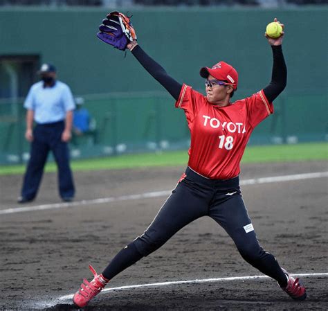 トヨタ自動車・後藤（日本ソフトボール協会提供）＠サーティーフォー保土ケ谷球場 ― スポニチ Sponichi Annex スポーツ