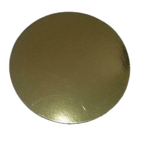 Mdf Round Golden Cake Base Board Size 9inchdiameter At Rs 35piece