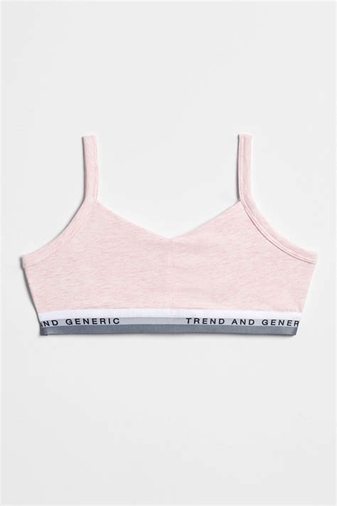 Bralette En Coton Peigné Ado Fille