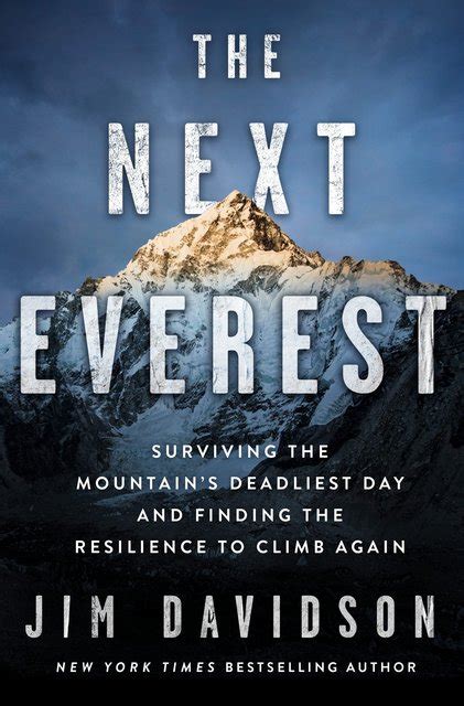 The Next Everest By Jim Davidson Man Of La Book