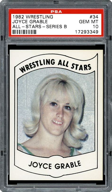 1982 Wrestling All Stars Series B Joyce Grable Psa Cardfacts®