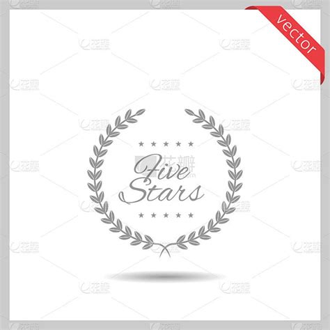 五颗星icon3素材 花瓣网