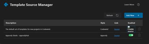 Svt Windows Enable Disable Buttons In Template Source Manager