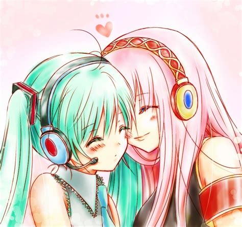 Hatsune Miku And Megurine Luka Vocaloid Drawn By Utaori Danbooru