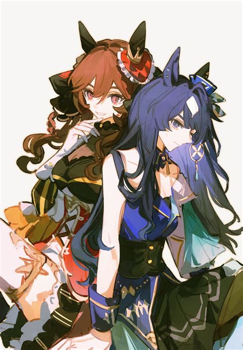 Gentildonna And Verxina Umamusume Drawn By Hikawayunn Danbooru