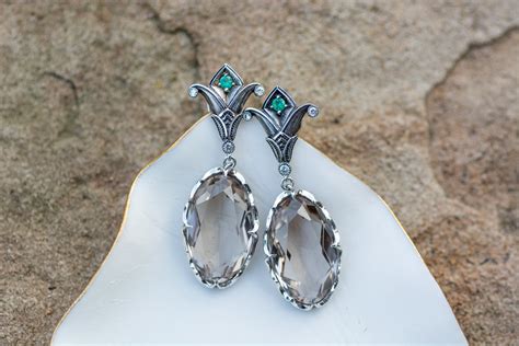 Papyrus Earrings — Elena Okutova