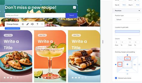 Wix Blocks Tutorial The Recipes App Help Center Wix