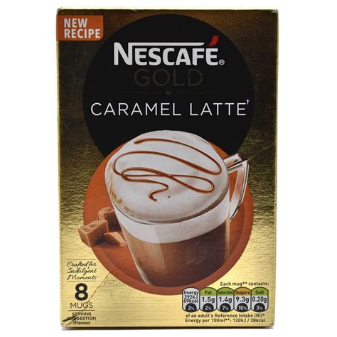 Nescafe Gold Caramel Latte 8 Sachet 136g Richesm Healthcare