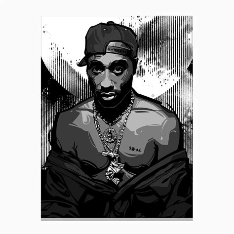 Tupac Shakur I Canvas Print By Nikita Abakumov Fy