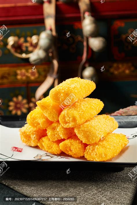 脆皮炸酸奶 中国菜系 食品餐饮 摄影素材 汇图网www huitu