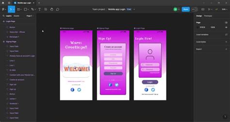 Monika Sah On Linkedin Codsoft Uiux Mobileapp Signup Login