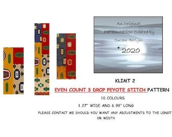 2 Drop Peyote Stitch Etsy