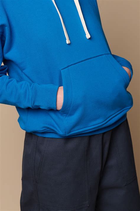 Womens Hooded Sweatshirt Cobalt Community Clothing