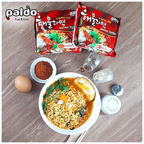 Buy Paldo Seafood Korean Noodle Soup Spicy Online At Best Price Of Rs