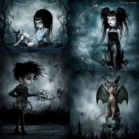 The Gothic Art Of Toon Hertz 25 Bewitching Examples If Its Hip Its Here Gothic Art