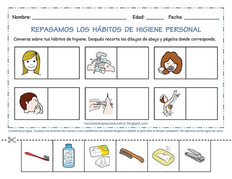 Pin De Adriana Santiago En Actividades De Letras Habitos De Higiene