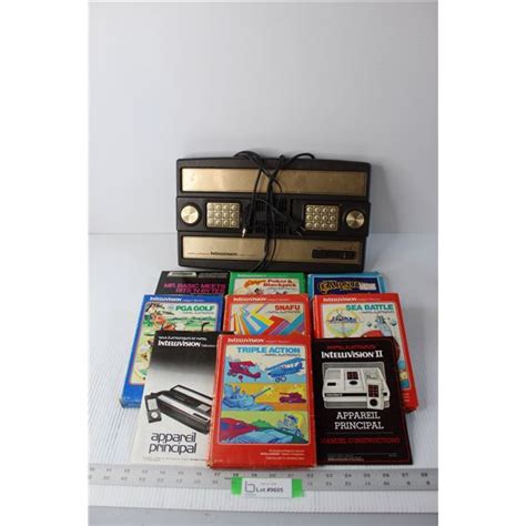 Intellivision Console With Games Bodnarus Auctioneering