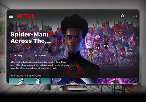 Netflix Ui Design For Vision Pro On Behance