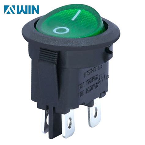 China Customized Spst Round Rocker Switch Suppliers Manufacturers