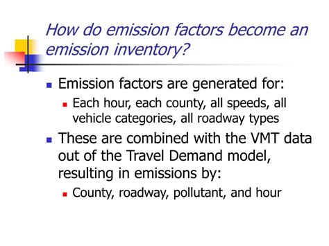Ppt Emission Factor Modeling Powerpoint Presentation Free Download Id 2973826