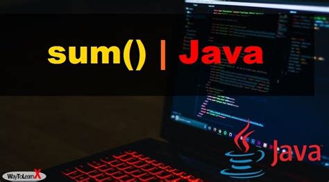 Java Stream Sum Waytolearnx