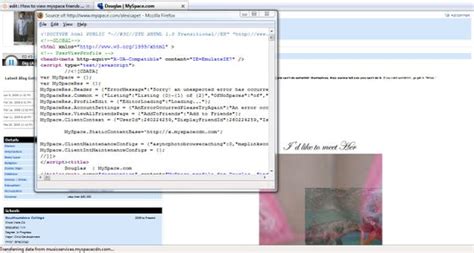 have a info about how to check hidden comments on myspace