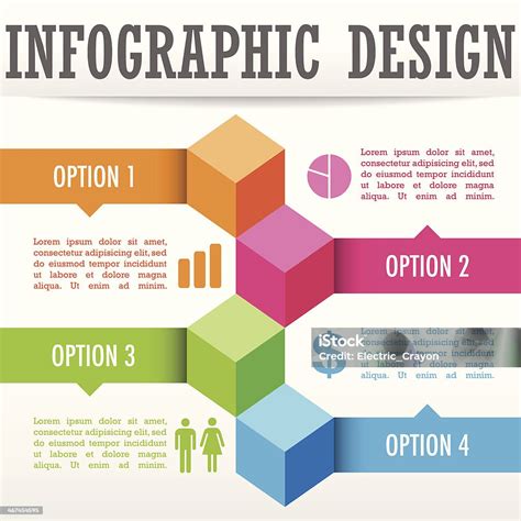 Latar Belakang Desain Infografis Berwarnawarni Ilustrasi Stok Unduh