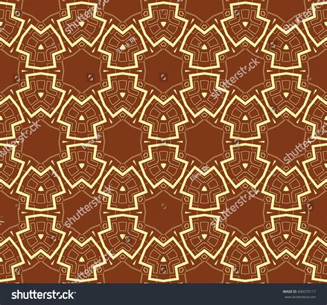 Modern Seamless Geometric Ornament Luxury Background Stock Vector Royalty Free 694375117