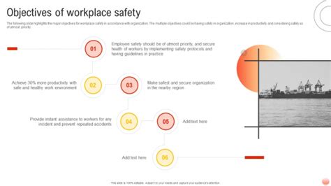 Best Practices For Occupational Health And Safety Objectives Of Workplace Safety Introduction