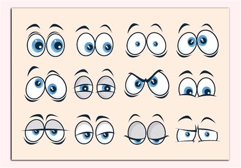 Premium Vector Cartoons Eye Vector Expressions