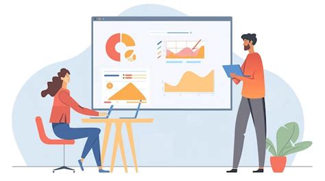 Team Collaborating On Data Analysis In A Modern Office During Daytime
