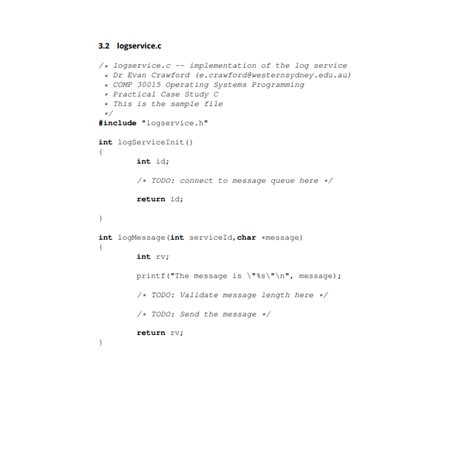 Solved Practical Case Study C Operating Systems Programming Chegg
