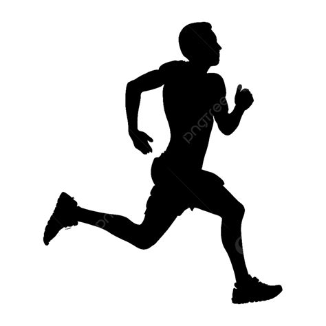 Silueta De Hombre Corriendo Persona Humano Hd Png Flyclipart The Best