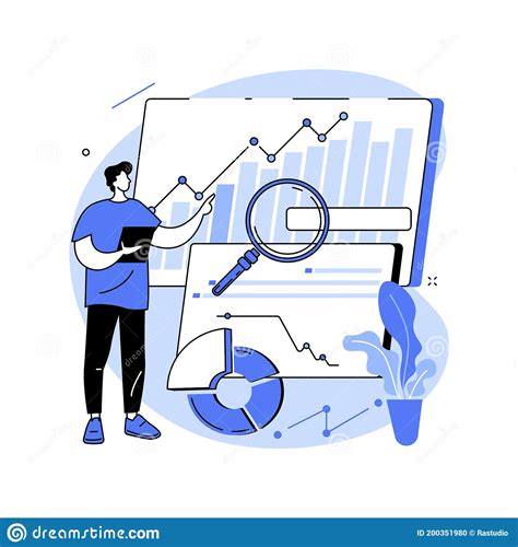 Data Driven Business Model Abstract Concept Vector Illustration Stock Vector Illustration Of