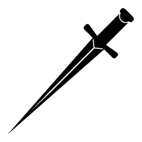 Dagger Icon Design Vector Template 34530691 Vector Art At Vecteezy