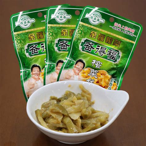 60克6 40袋余姚榨菜备得福原味不辣榨菜丝下饭开胃喝粥搭档袋装咸虎窝淘