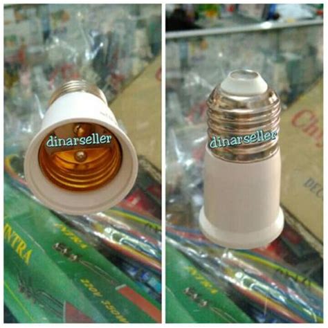 Jual FITTING SAMBUNGAN PERPANJANGAN LAMPU LED BIASA PENDEK Shopee Indonesia