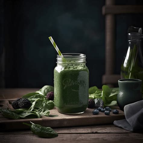 Spinazie proteïne smoothie met amandelmelk Gezonderecepten nl