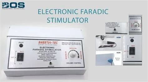 Bos Medicare Electronic Faradic Stimulator For Clinical No Of