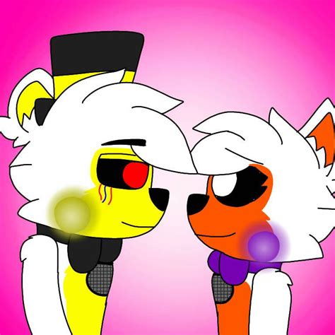 Funtime Golden Freddy X Lolbit Request By Princesspeachx1 On Deviantart